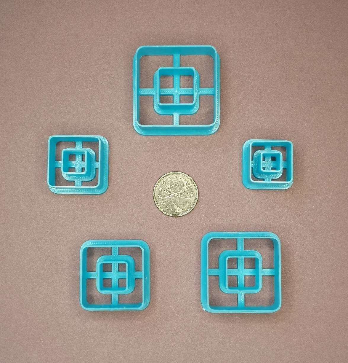 Polymer Clay Cutters Square Donut Cutter Clay Cutter - Etsy Canada