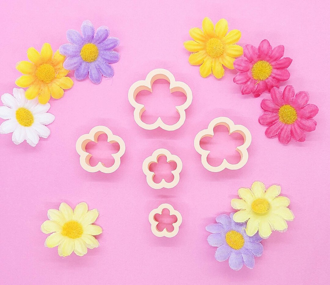 Polymer Clay Cutters, Flower Clay Cutter, Daisy Clay Cutter, Clay ...