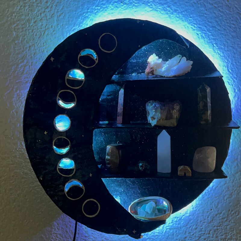 Crystal Moon Shelf - Etsy