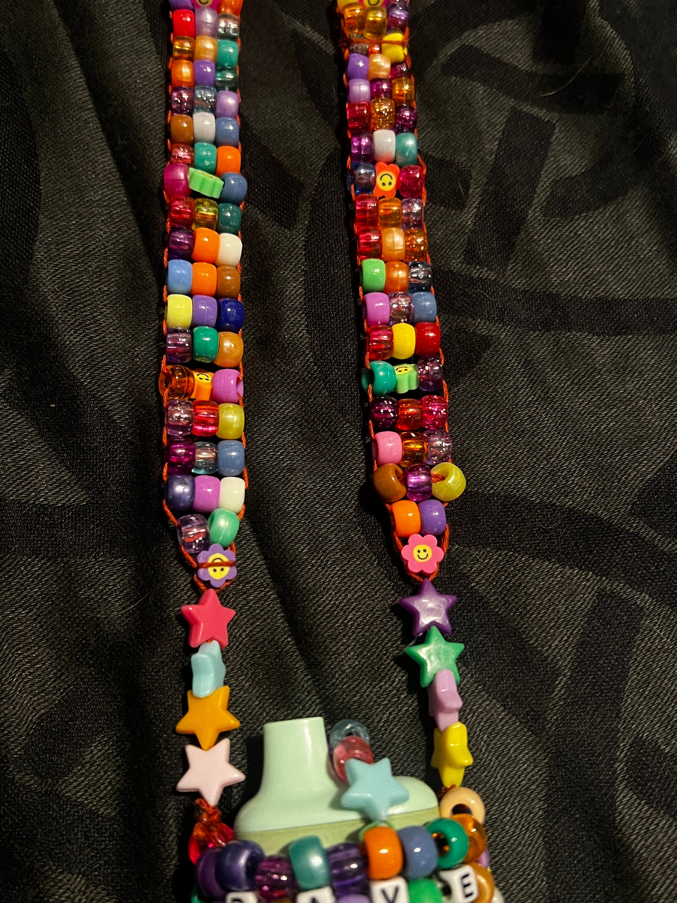 Colorful Kandi Vape/keys/lighter Holder/bag for Raves or Festivals - Etsy