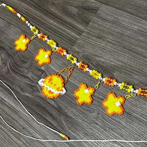 Kandi Belt Orange/yellow Stars and Planets Perfect Rave or Festival ...