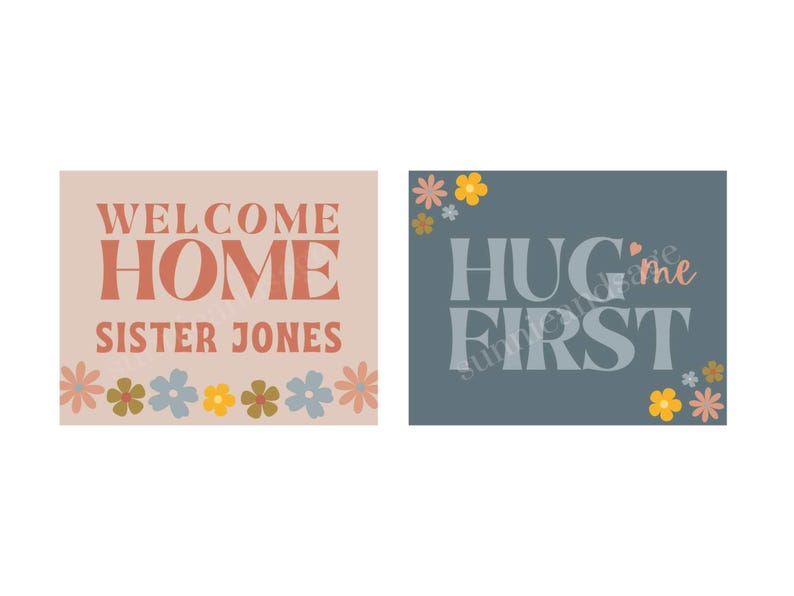 Sister Missionary Welcome Home Posters: Customizable LDS Homecoming ...