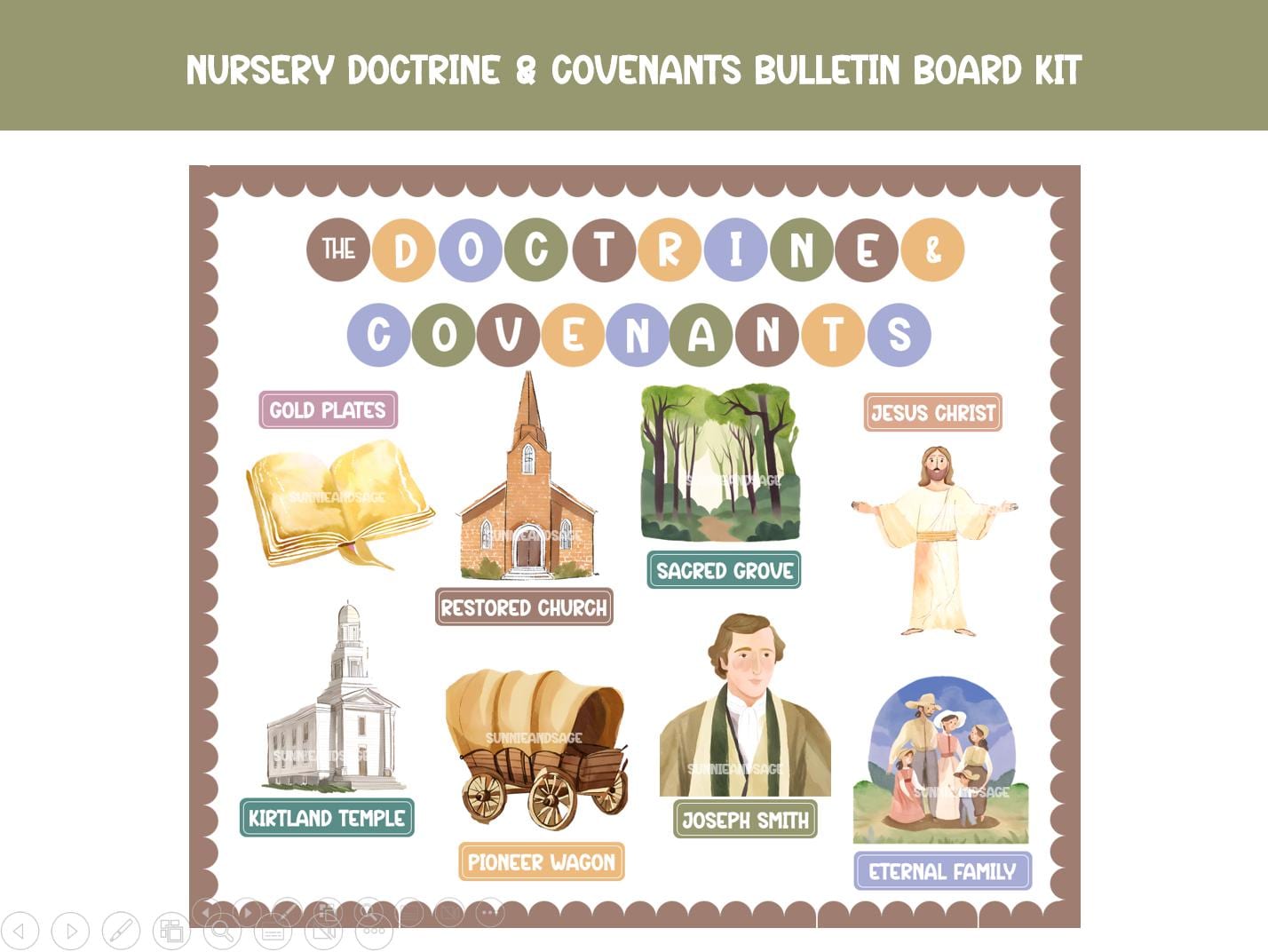 Doctrine and Covenants Deluxe Bundle, 2025 Come Follow Me, Primary/nursery, Church of Jesus ...