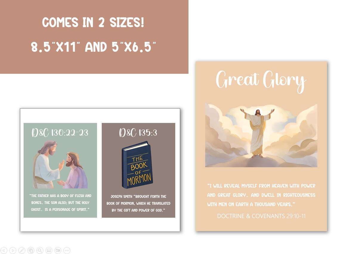 Doctrine and Covenants Scripture Mastery Posters, Seminary Decor ...