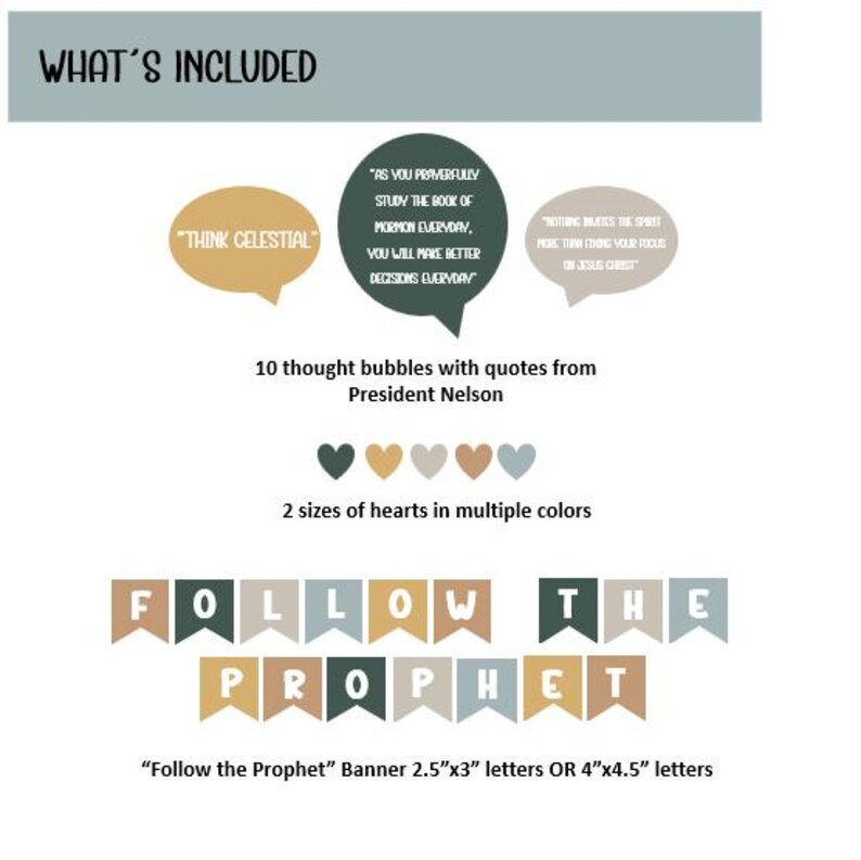 Follow the Prophet Bulletin Board, President Nelson, Primary, Nursery ...