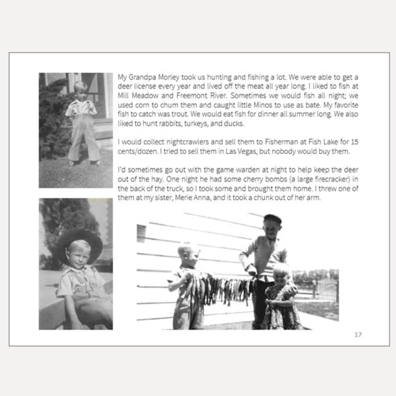 Life Story Template: Memory Book With Prompts (MS Powerpoint) - Etsy