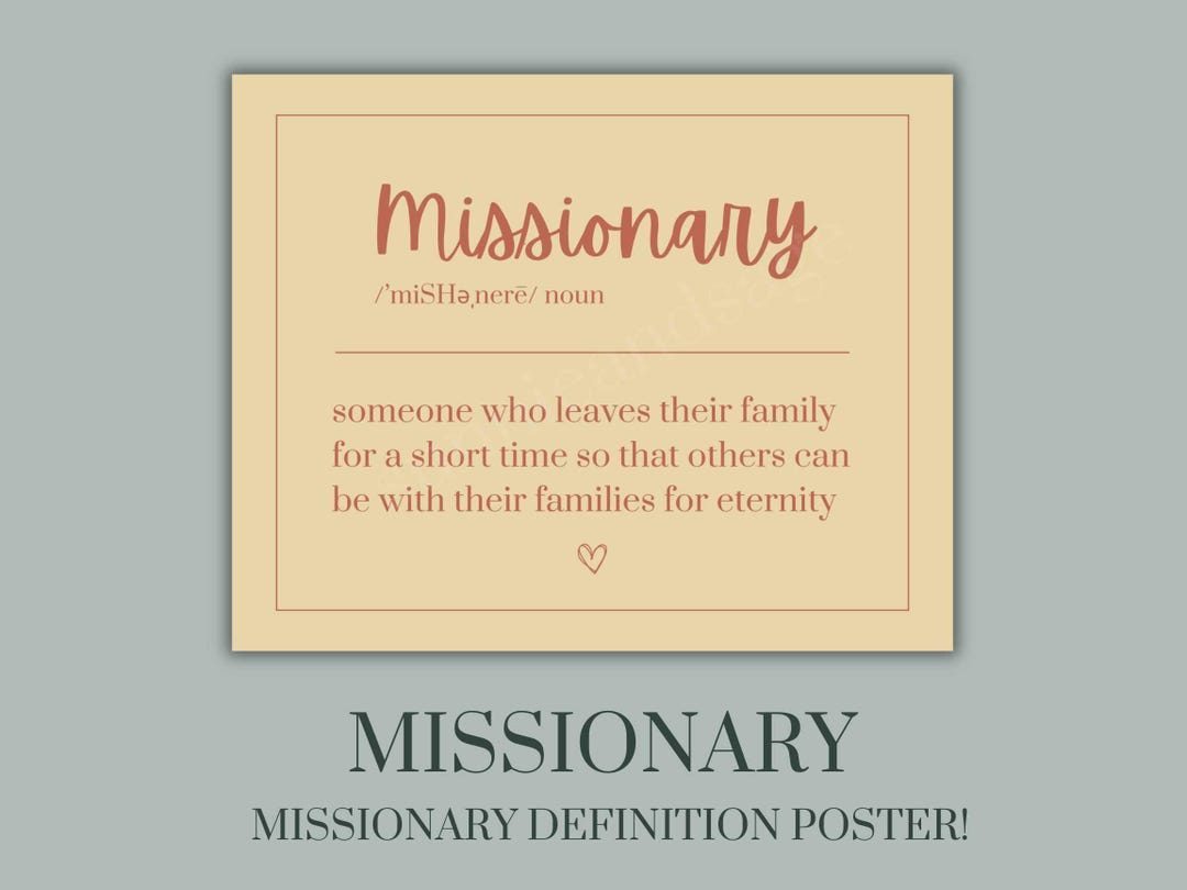Missionary Definition Poster, Airport Signs, Sister Missionary, Welcome ...