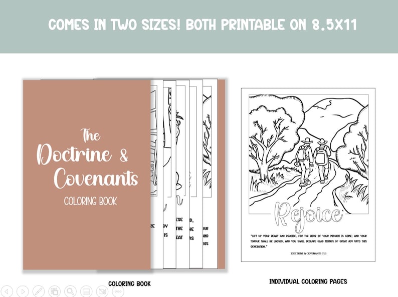Doctrine and Covenants Coloring Pages, Coloring Book, 2025 Come Follow ...