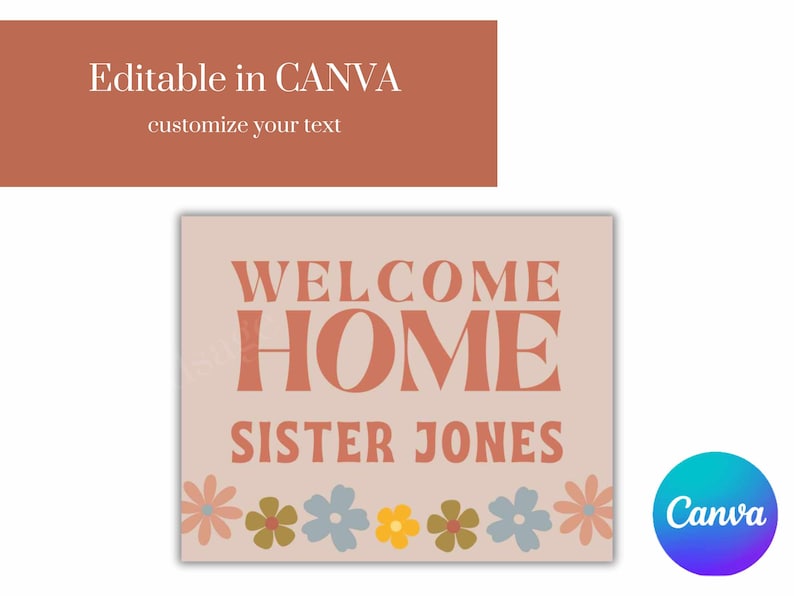 Missionary Welcome Home Poster, Airport Sign, Sister Missionary ...