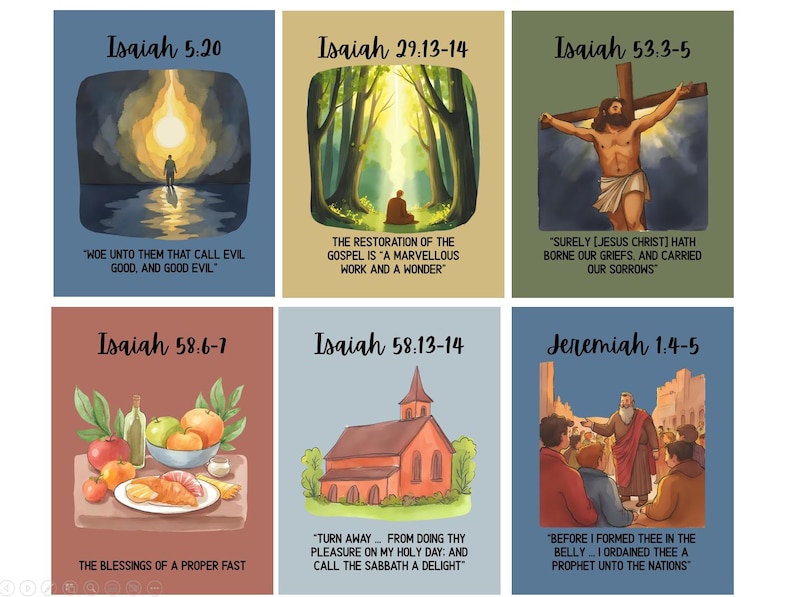Old Testament Scripture Mastery Posters 2026, Key Phrases Seminary ...