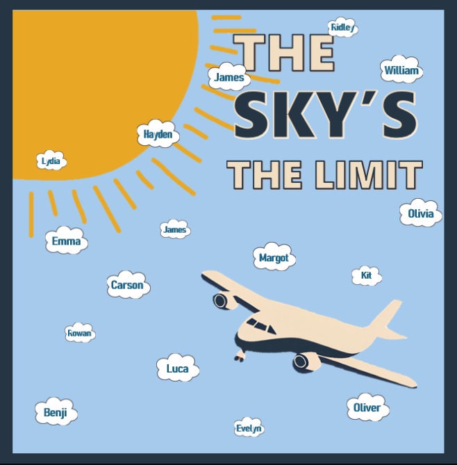 Back to School Bulletin Board, the Sky's the Limit, Display Student's ...