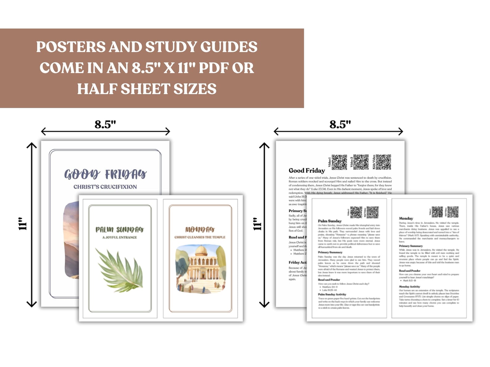 LDS Easter Holy Week Study Guide & Advent Calendar | Primary Kids ...