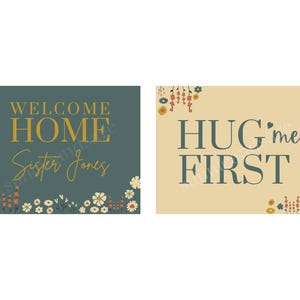 Sister Missionary Welcome Home Posters - Customizable LDS Airport Signs ...