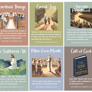Doctrine and Covenants Scripture Mastery Posters 2025, Seminary and ...