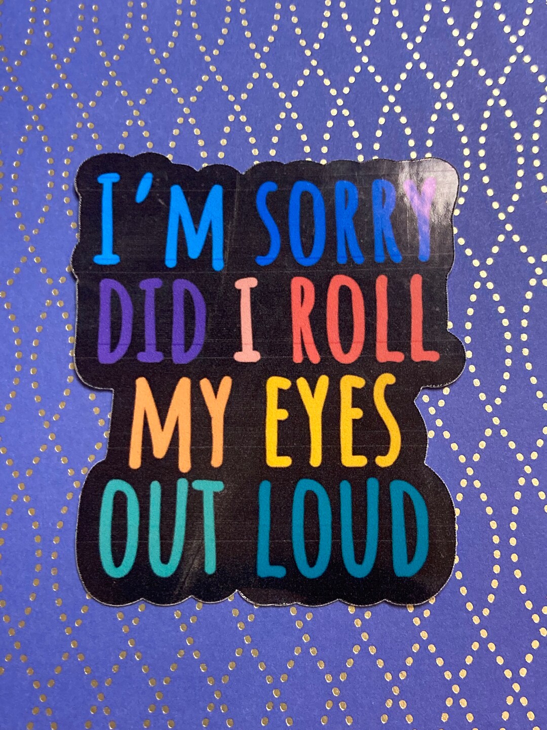 Sorry Not Sorry Sticker for Water Bottles - Etsy