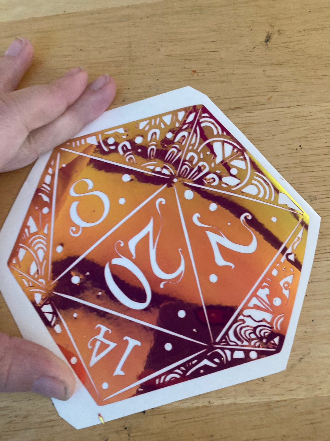 DND D20 Dice Decal for Cars and Laptops. - Etsy