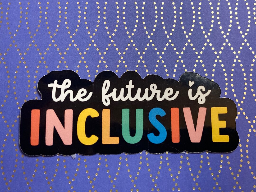 Inclusive Inspirational Sticker for Laptop Decals - Etsy