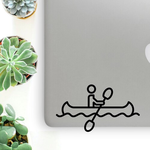 KAYAKER Vinyl Decal Sticker Canoe Kayak Rafting Whitewater | Etsy