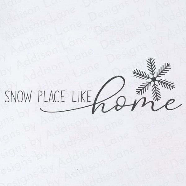 Snow Place Like Home - Etsy