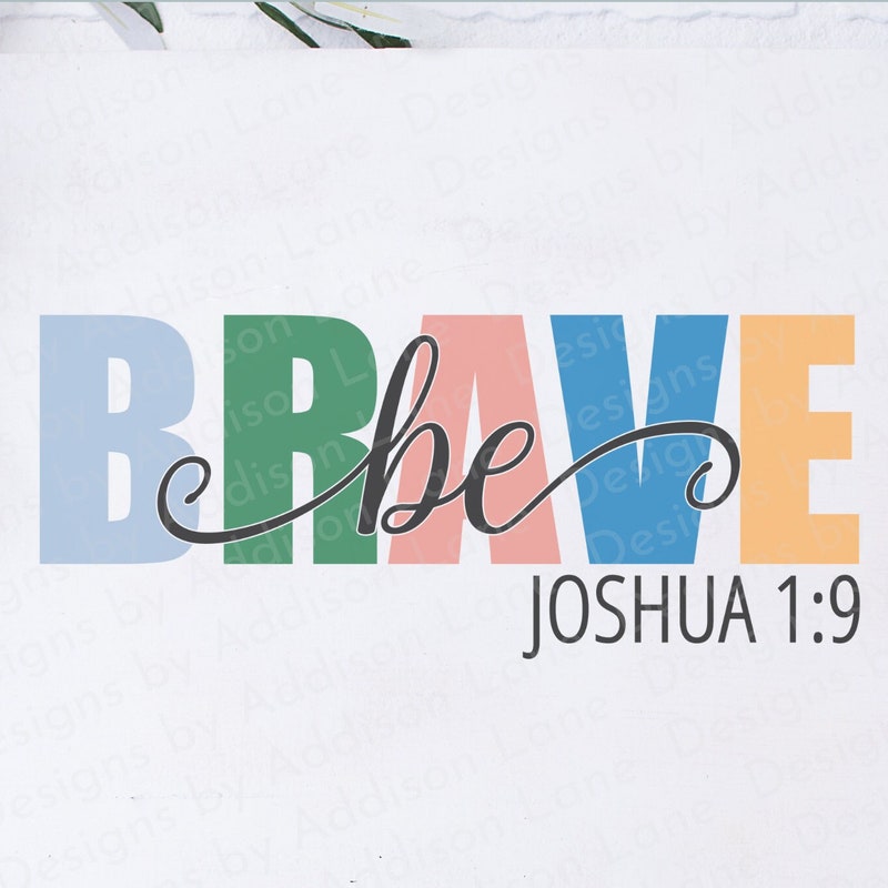 Joshua 1 9 Svg - Etsy