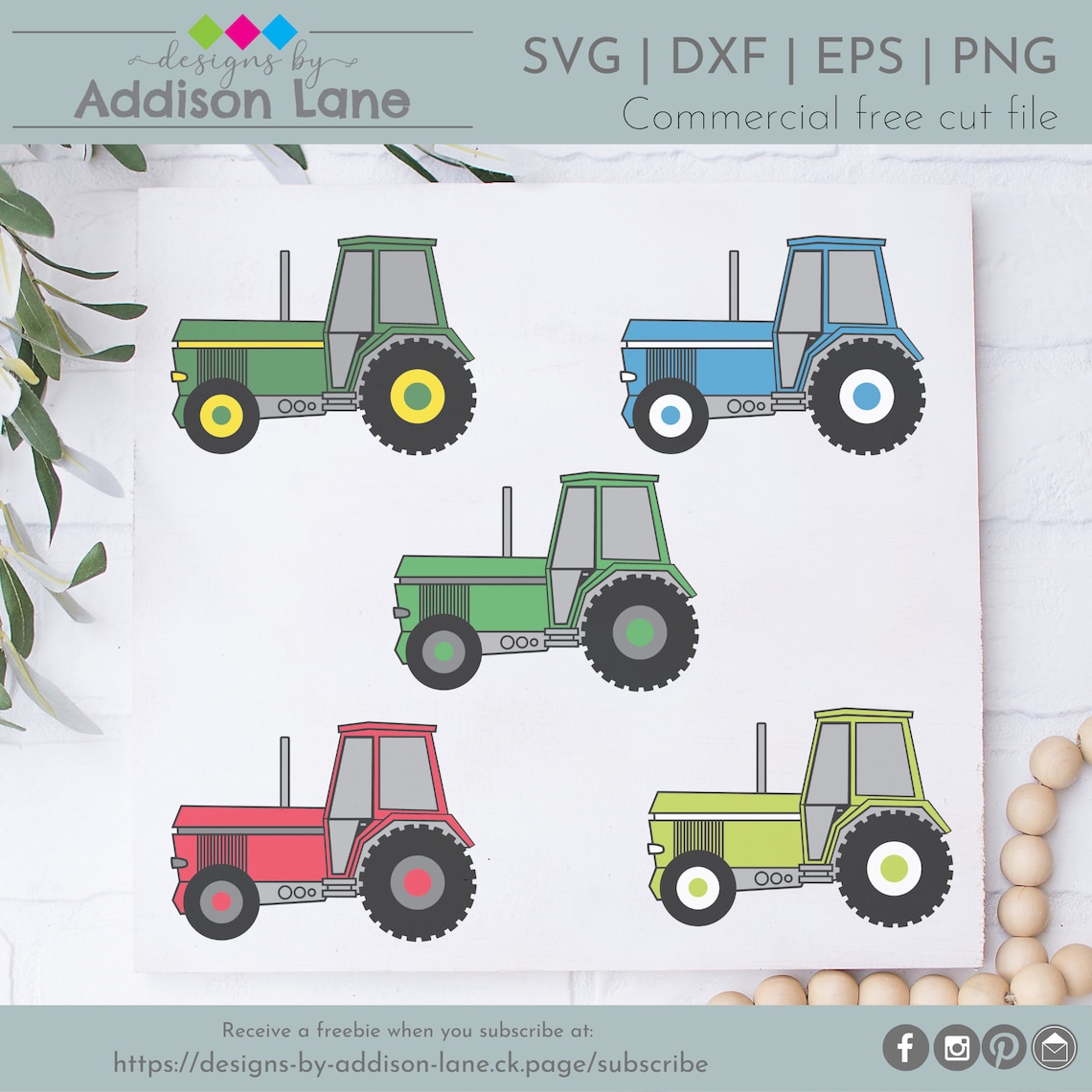 Tractor SVG Tractors SVG Farm Tractor SVG Farm Svg Tractor Cut File Svg ...