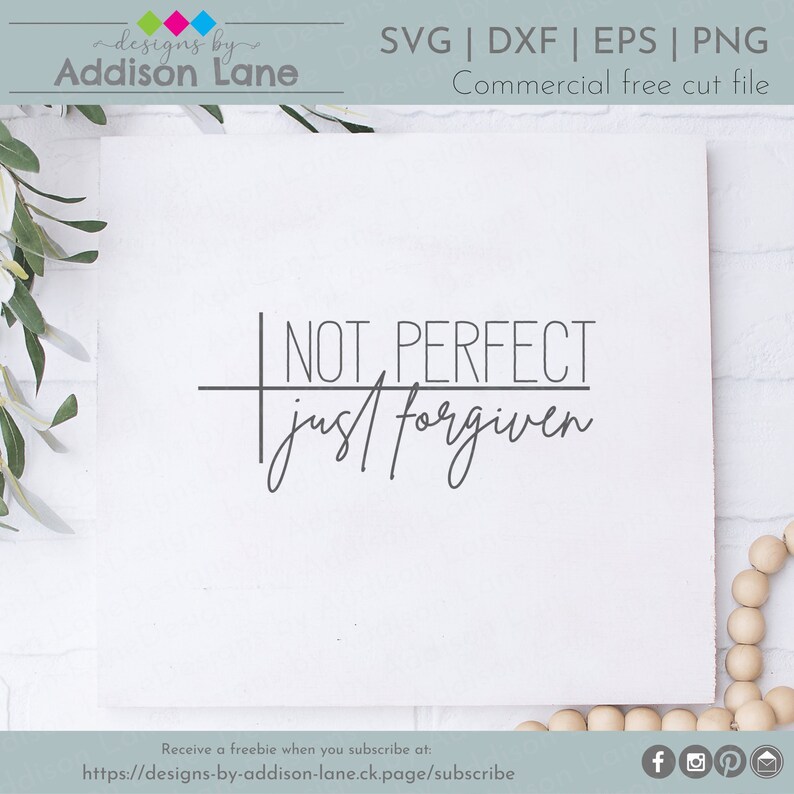 Not Perfect Just Forgiven SVG Not Perfect SVG Just Forgiven SVG Try to ...