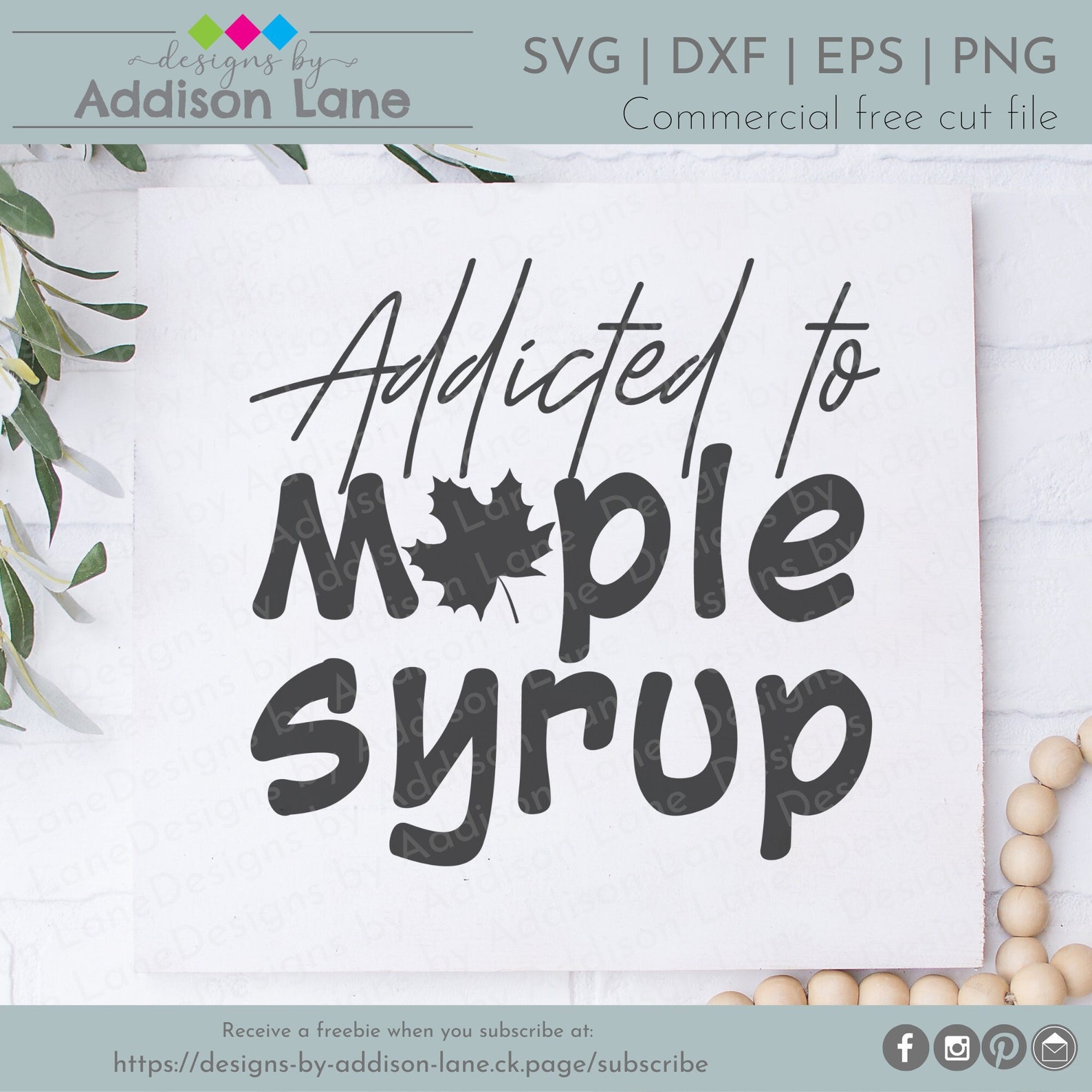 Addicted to Maple Syrup SVG - Maple Syrup Addict SVG - Maple Syrup SVG ...