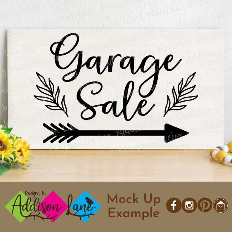 Garage Sale Sign SVG Garage Sale SVG Sale Sign SVG Yard | Etsy