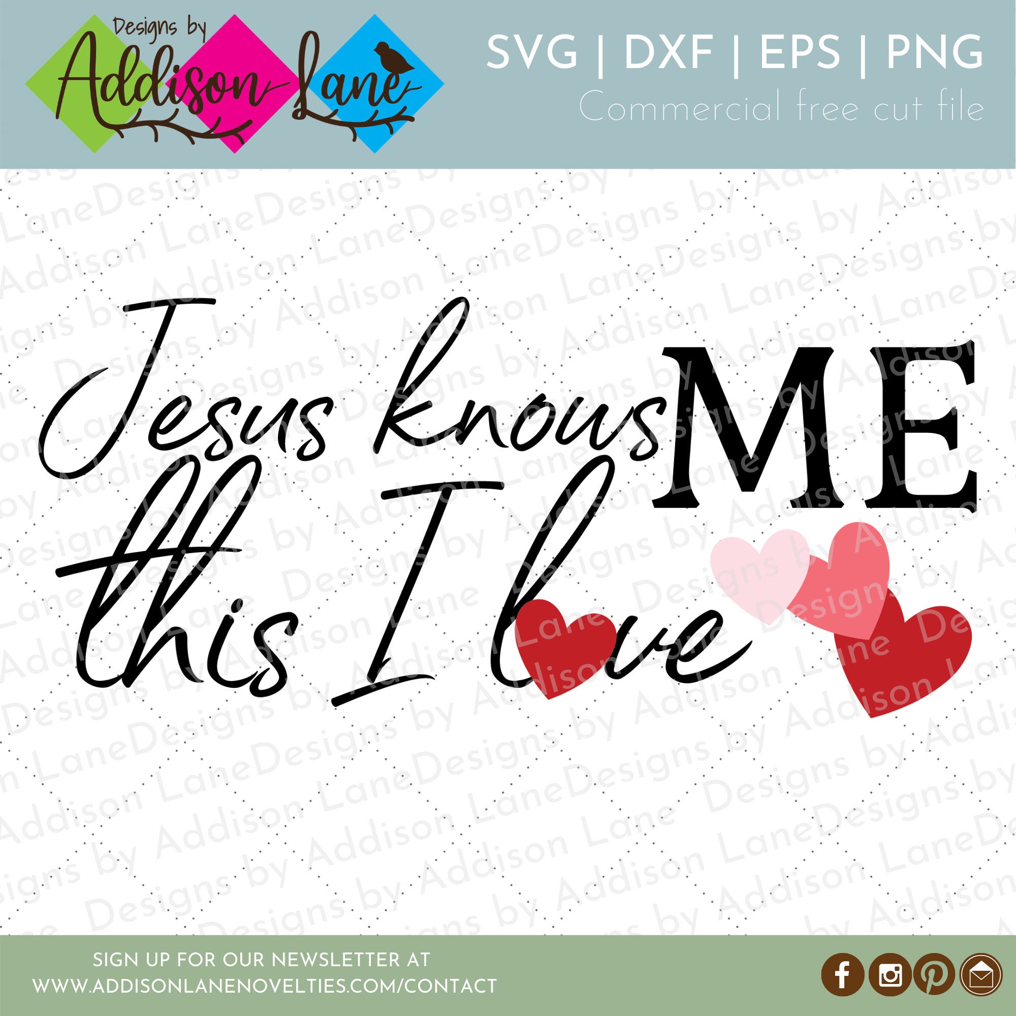 Jesus Knows Me This I Love SVG Jesus Knows Me SVG This I | Etsy