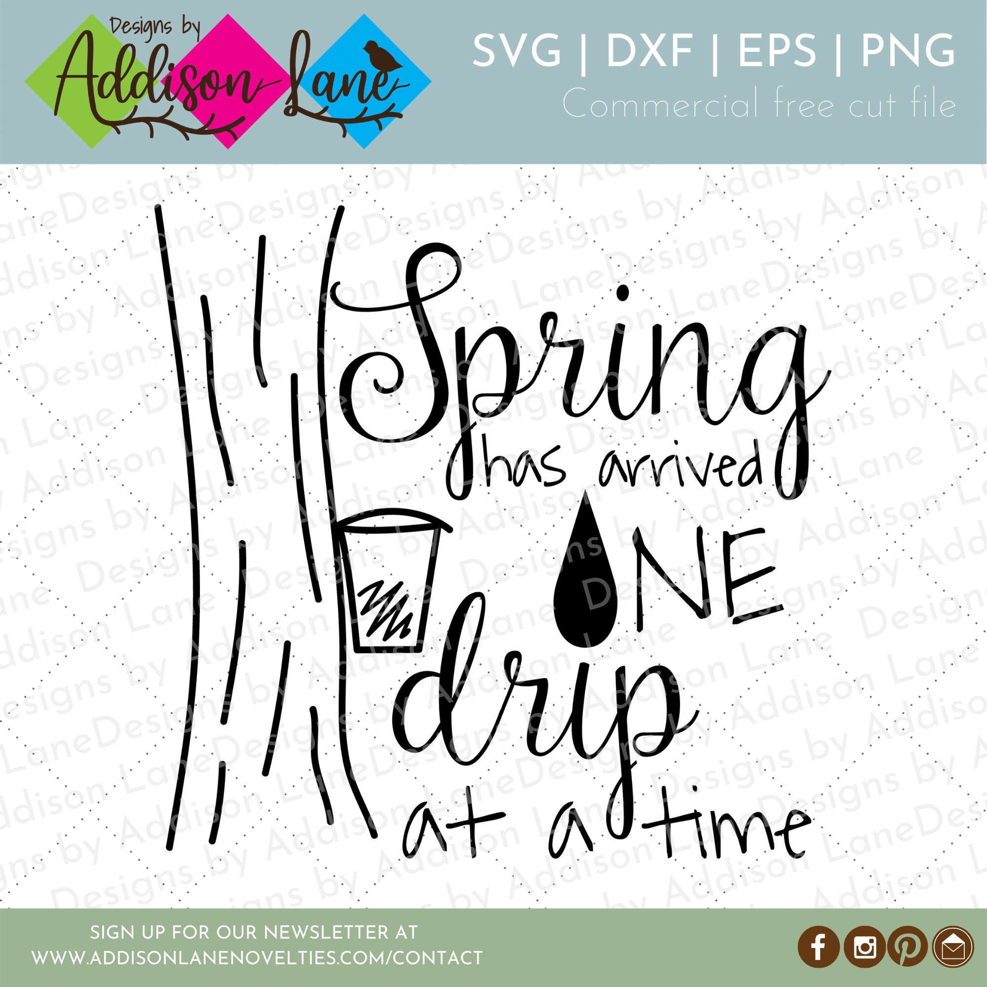 Spring Has Arrived One Drip at A Time SVG Maple Syrup SVG | Etsy