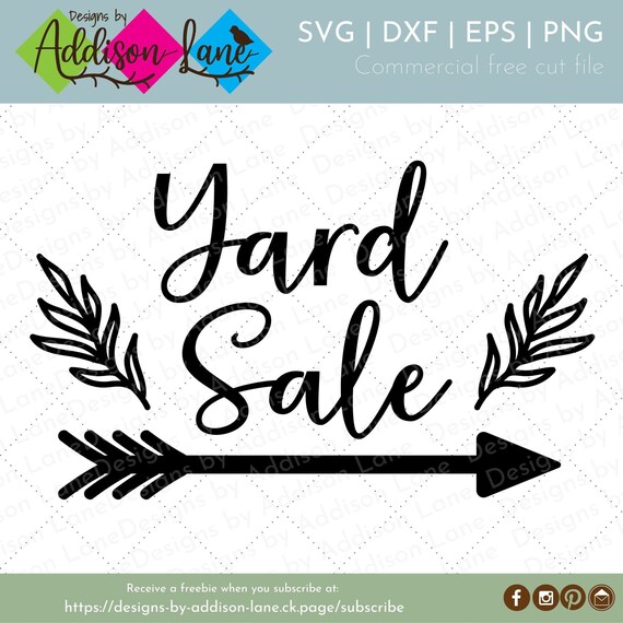 Yard Sale Sign SVG Yard Sale SVG Garage Sale SVG Porch - Etsy