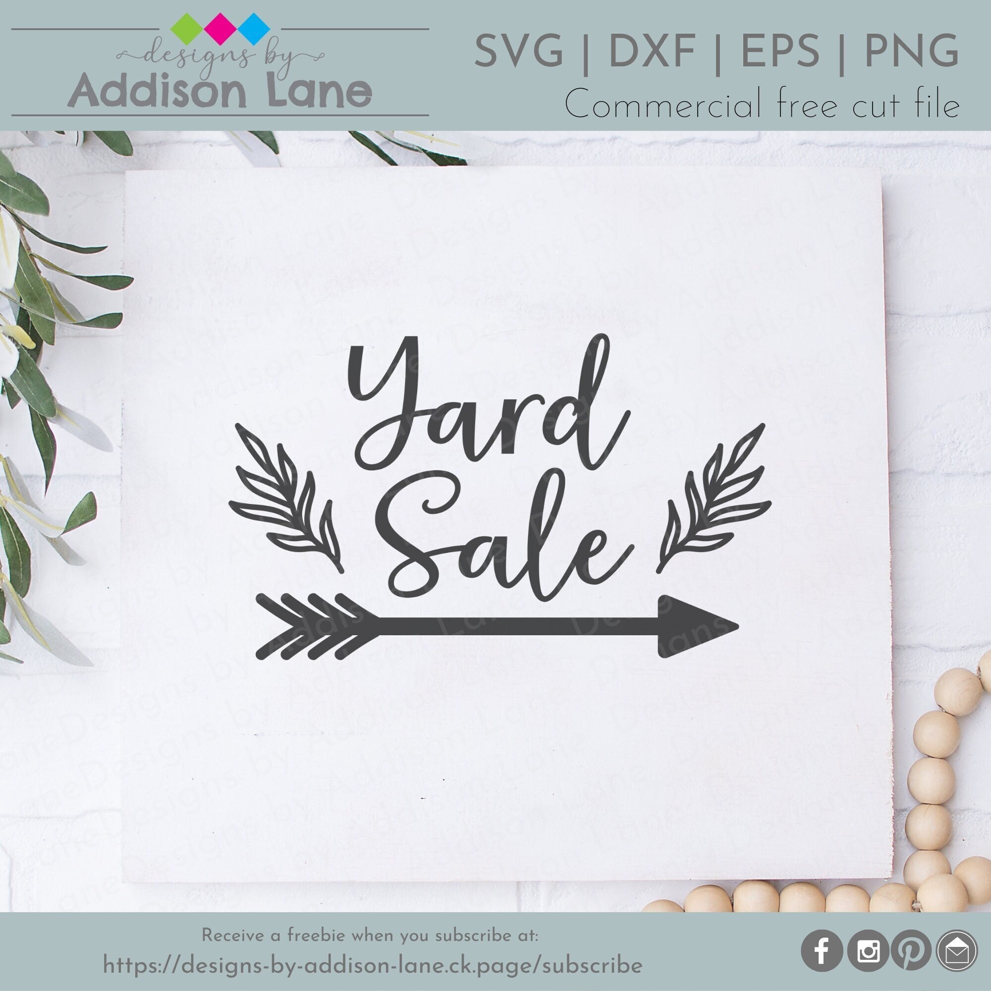 Vintage Yard Sale Sign