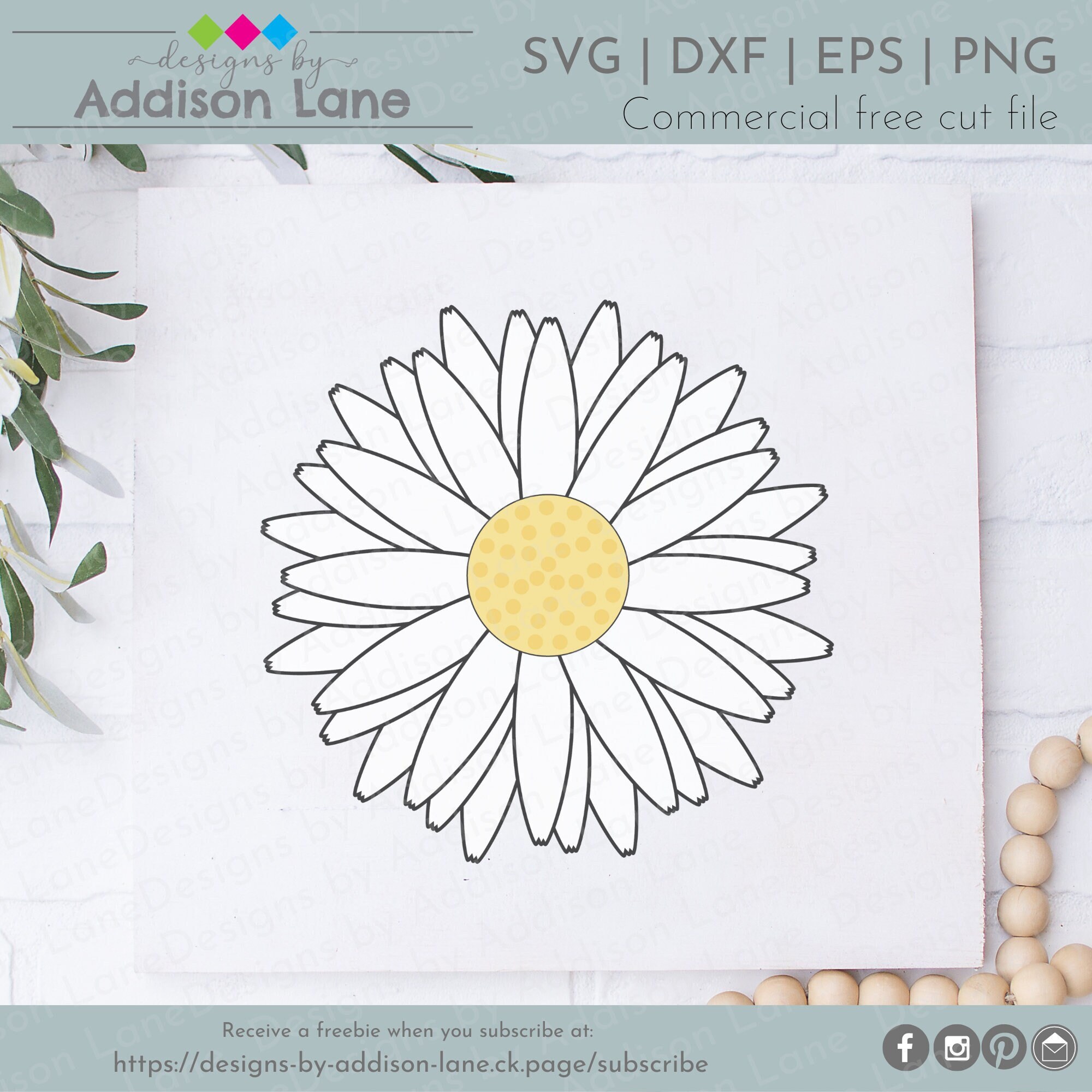 Daisy SVG Daisy Flower SVG Flowers SVG Flower File Svg Flower Stencil ...