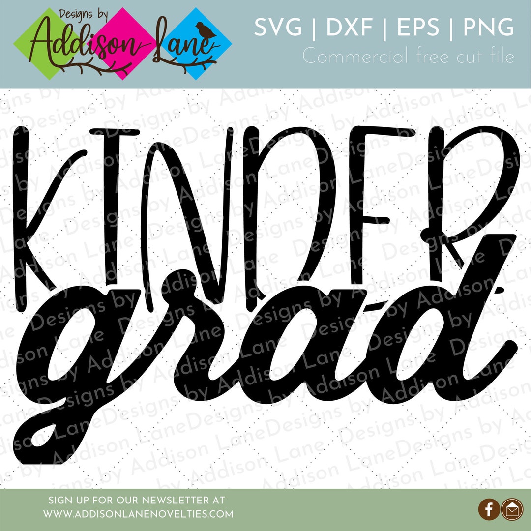 Kinder Grad SVG Kindergarten Graduate SVG Kindergarten SVG - Etsy