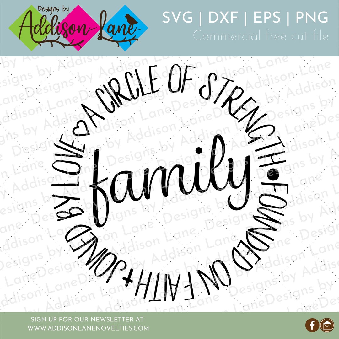 Family Circle of Love SVG Family Quote SVG Family SVG - Etsy