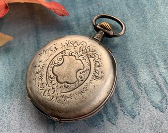 Pocket Watch Pill Box - Etsy