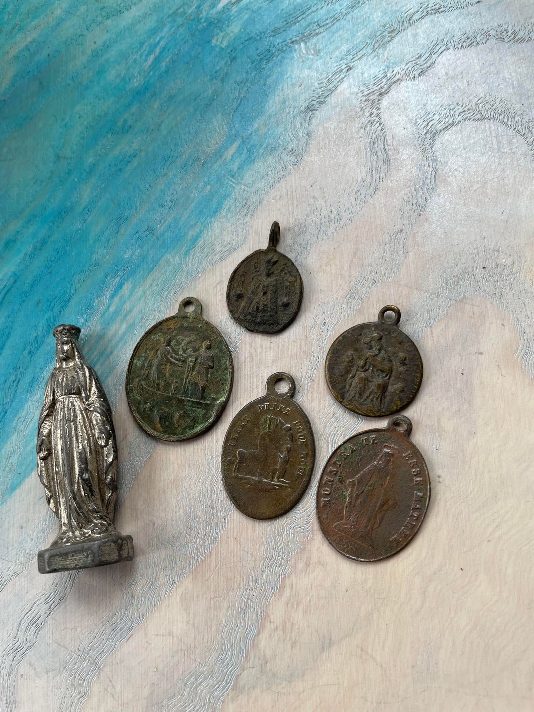 Rare Antique 16th Century to 19th Century Reliquary Bronze Medal ...