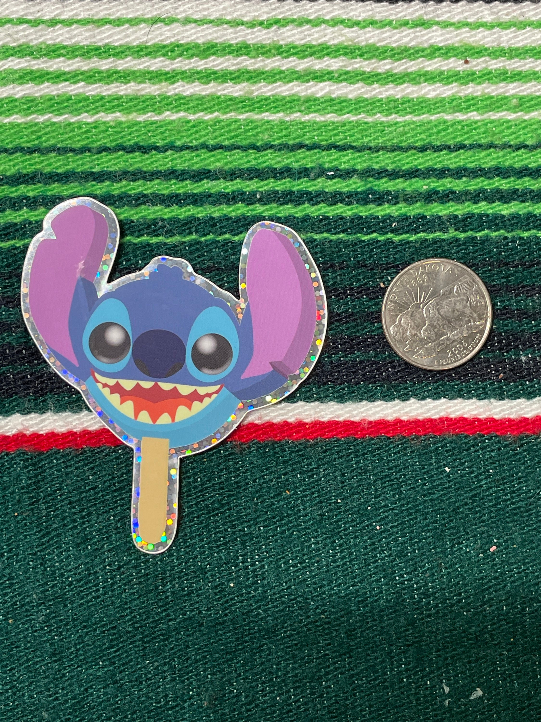 Stitch Paleta / Popsicle Glitter Shimmer Pegatina - Etsy España