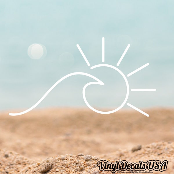 Sun Decal - Etsy