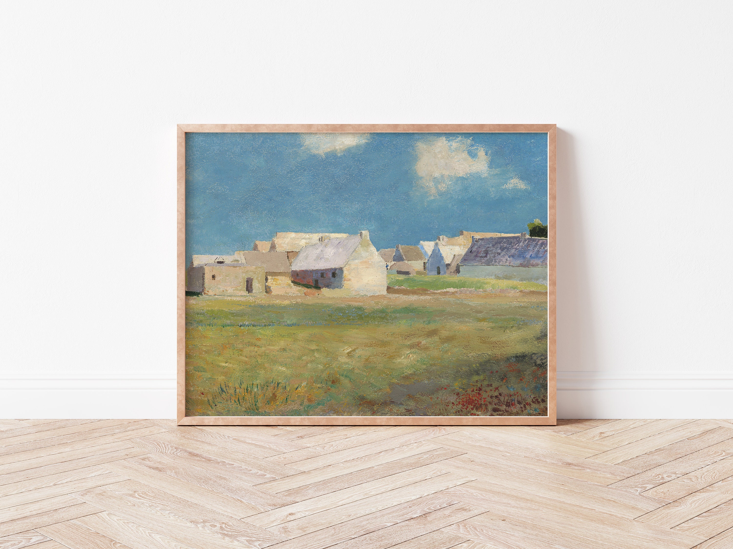 Wall Décor Wall Hangings Prints Breton Village Instant Digital Download ...