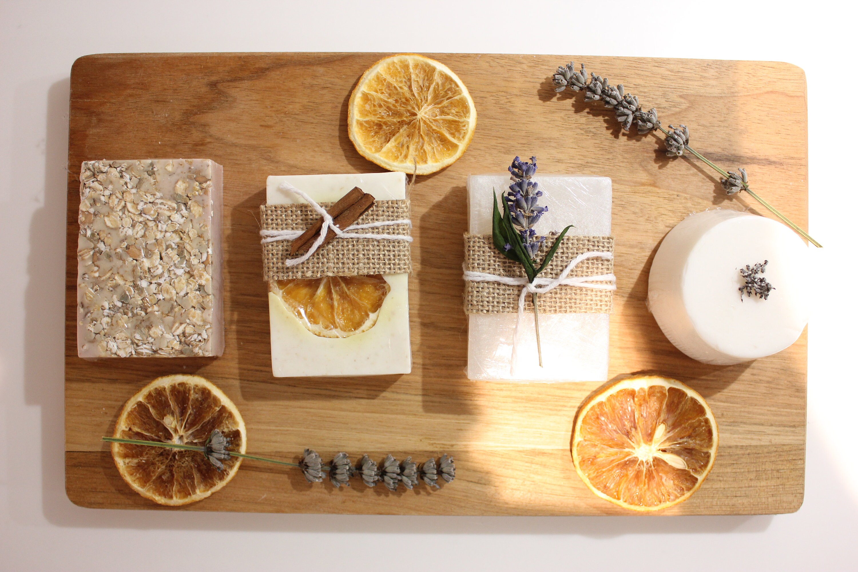 Set D: Handmade Soap & A Flannel Gift Set Christmas - Etsy