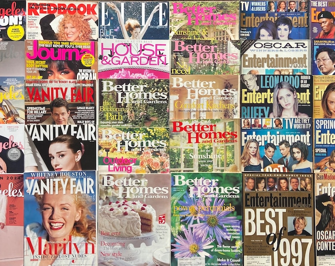 5 Craft Magazines Lot, Junk Journal, Collage, Mixed Media, Random Pick ...