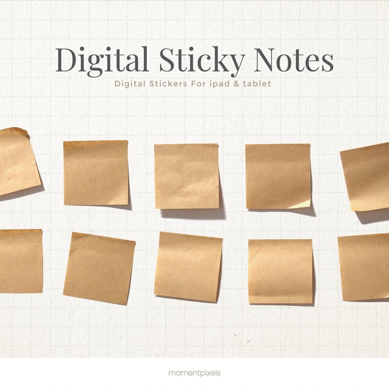 Aesthetic Sticky Notes - Etsy