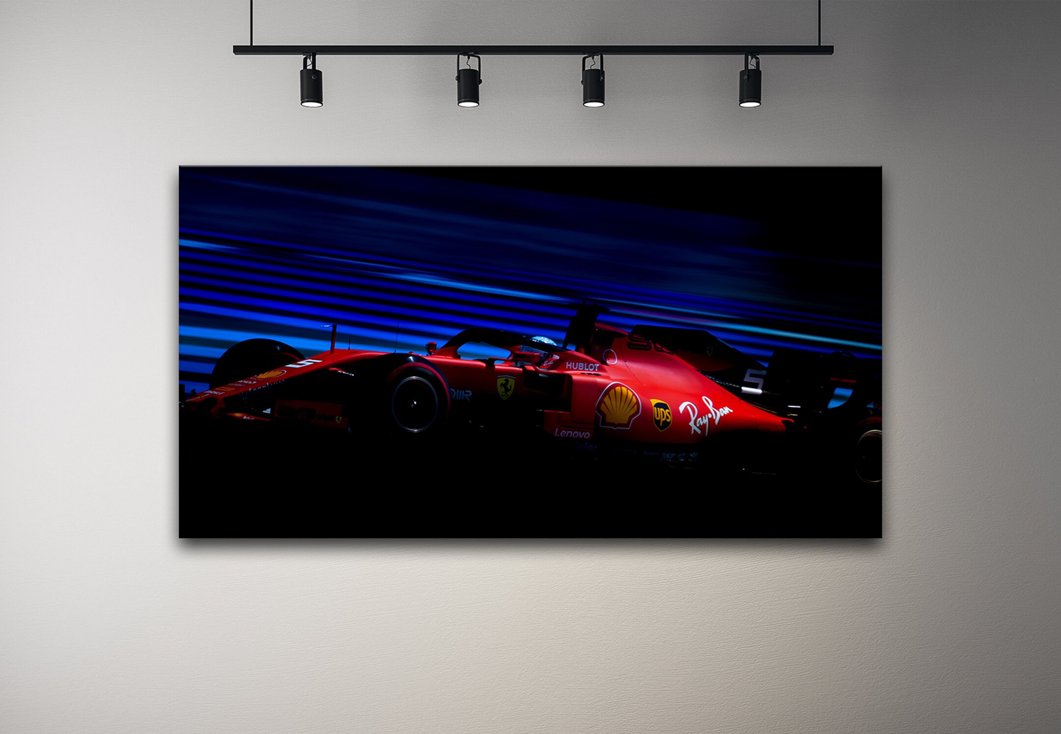 F1 Ferrari Metal Print - Etsy