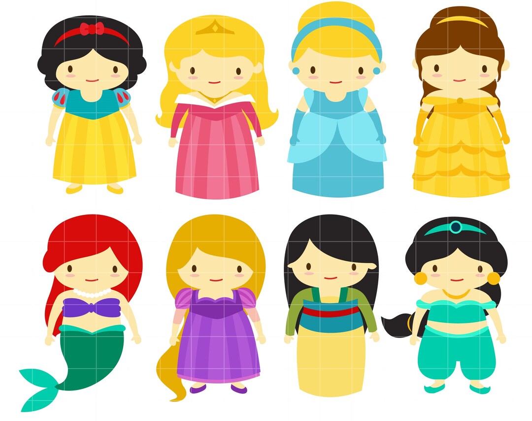 Pack Princess, Clipart, Digital Image - Etsy