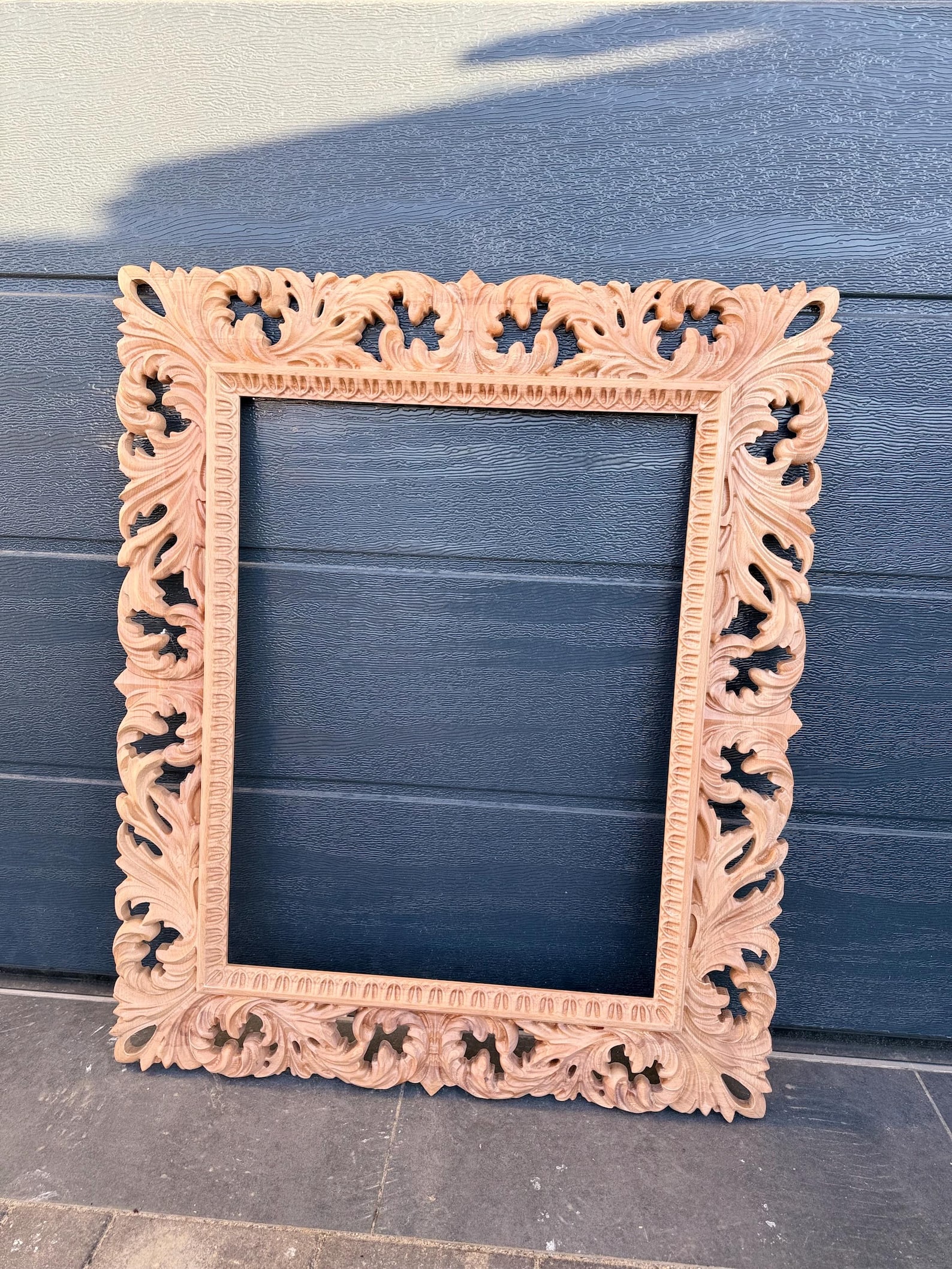Hand-carved Baroque Wood Frame – Ornate Vintage Style Wall Decor ...