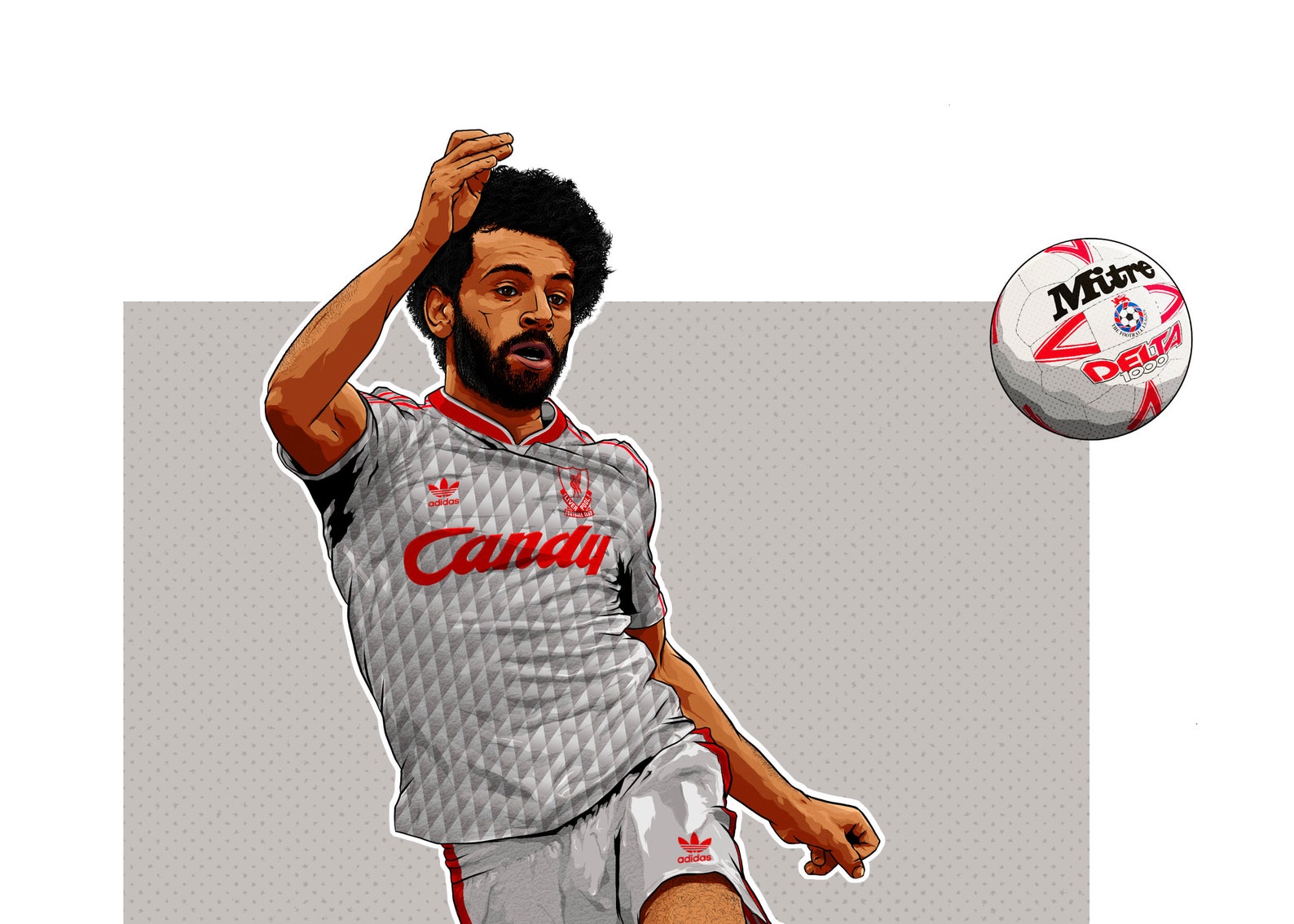 Mohamed Salah Limited Edition 89' Away Kit Liverpool FC | Etsy