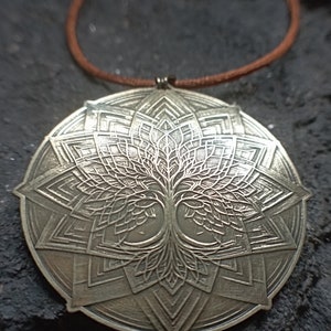 Tree of Life Pendant: Yggdrasil Necklace, Sacred Tree Amulet - Etsy