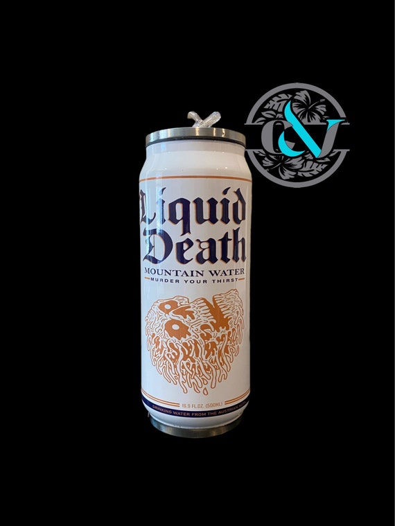 Soda Can-liquid Death Gold White 17oz - Etsy