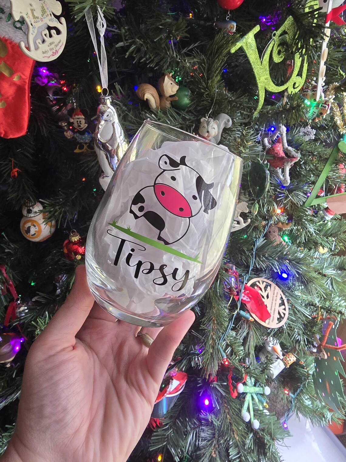 Tipsy, Tipped Cow Glass Set-cows-wine-funny-farmer-farm-glasses-cow ...